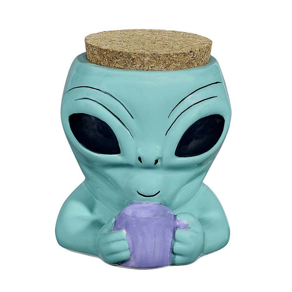 Trinx Alien Cookie Jar | Wayfair