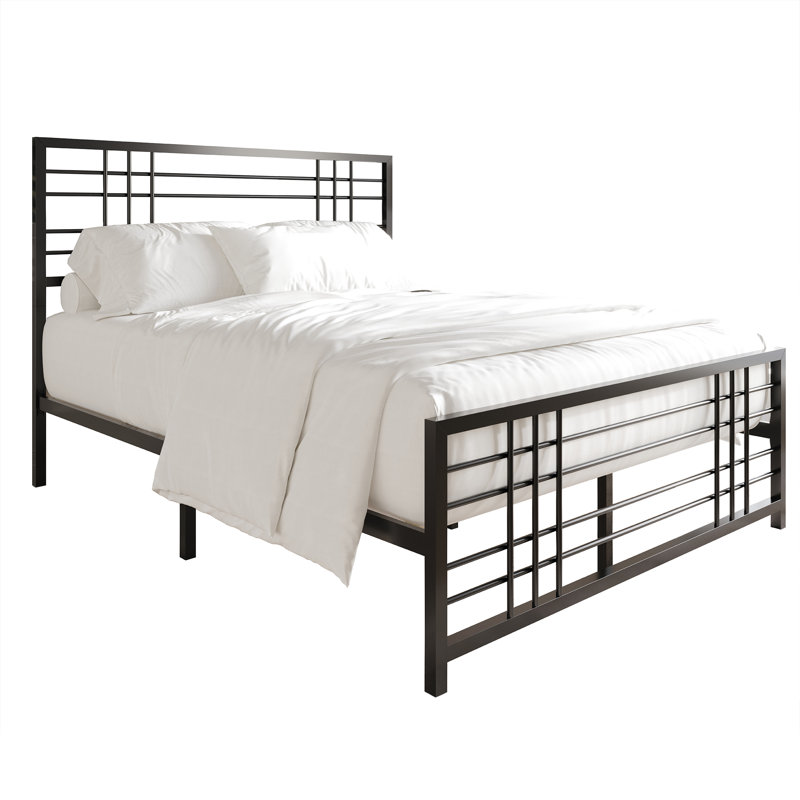 Ebern Designs Nazmir Metal Open-Frame Bed & Reviews | Wayfair