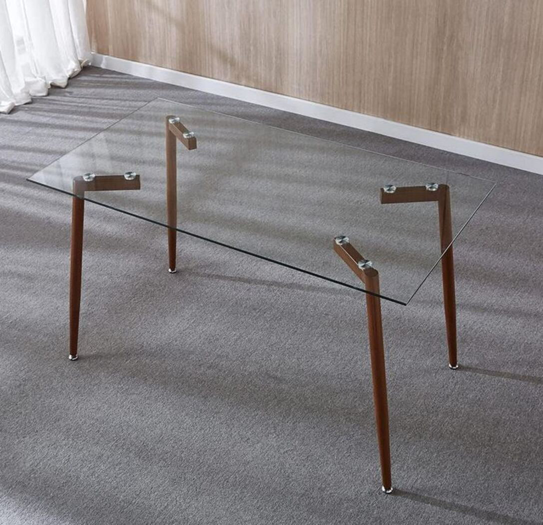 Latitude Run® Rasiel Glass Dining Table | Wayfair