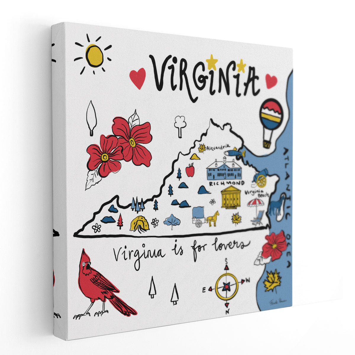 Red Barrel Studio® Virginia - Canvas Print Wall Art | Wayfair