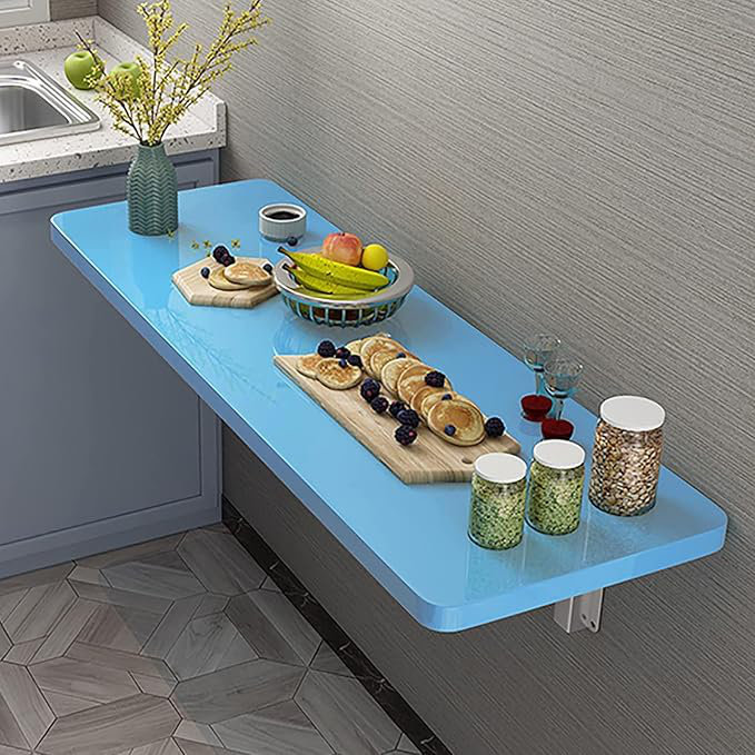 Latitude Run® Fold Down Desk For Small Spaces |Office|Study|Work Bench ...