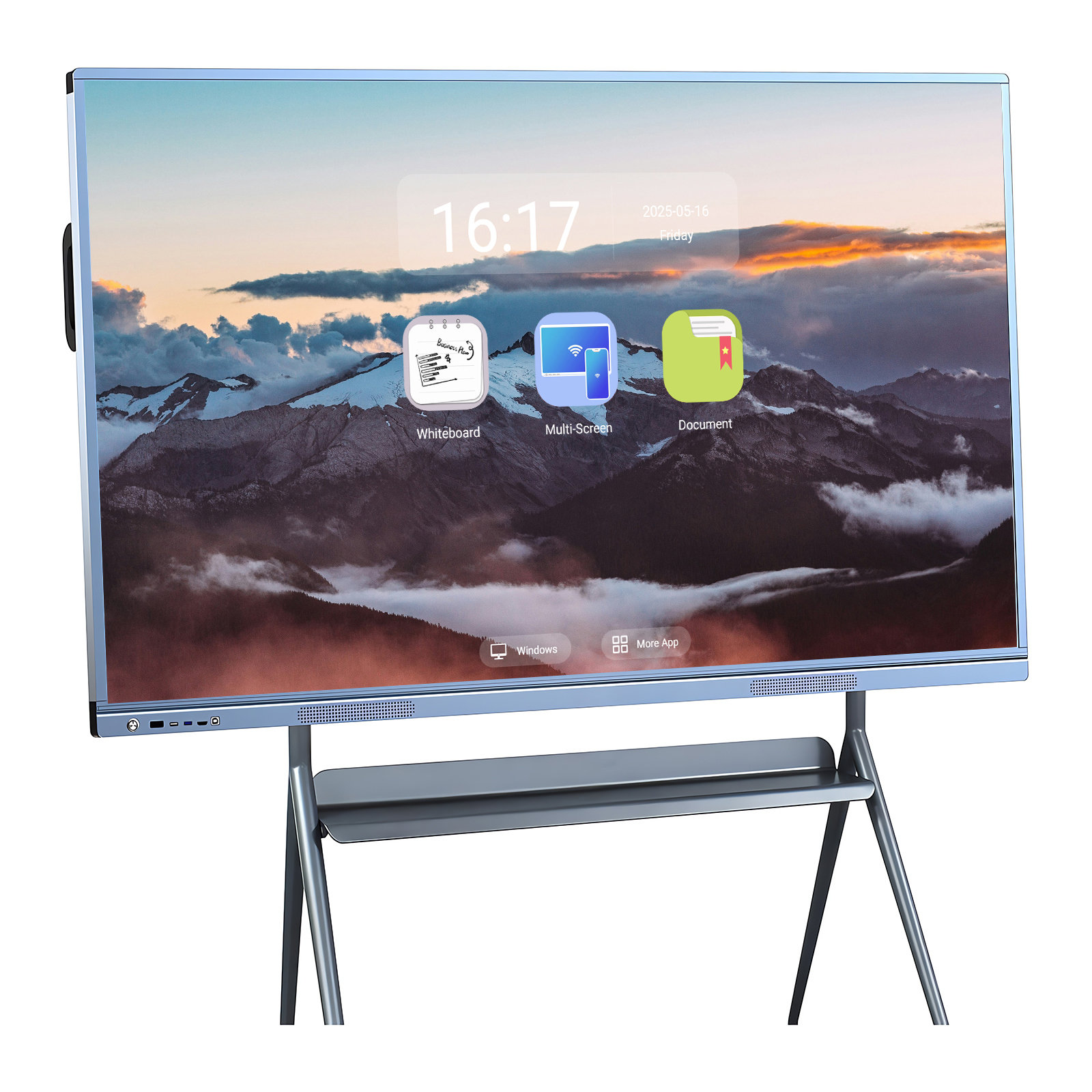 JYXCN Smart Board 4K, Interactive Whiteboard Electronic Calendar Wireless Projection and Multi ...