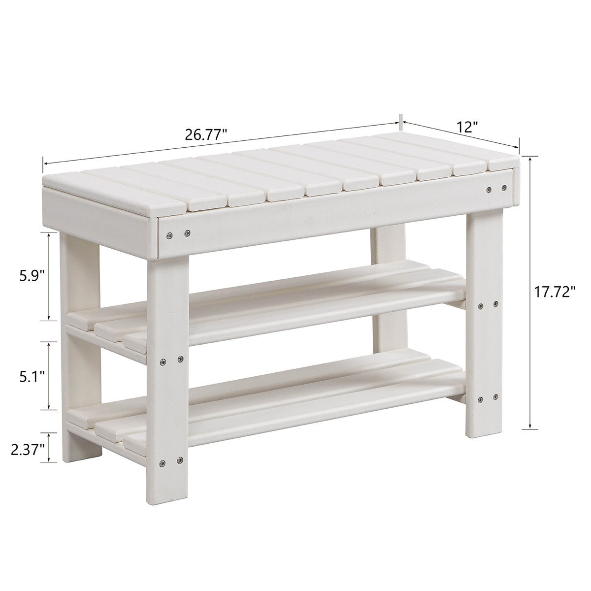 Ebern Designs Belem HDPE Storage Bench & Reviews | Wayfair