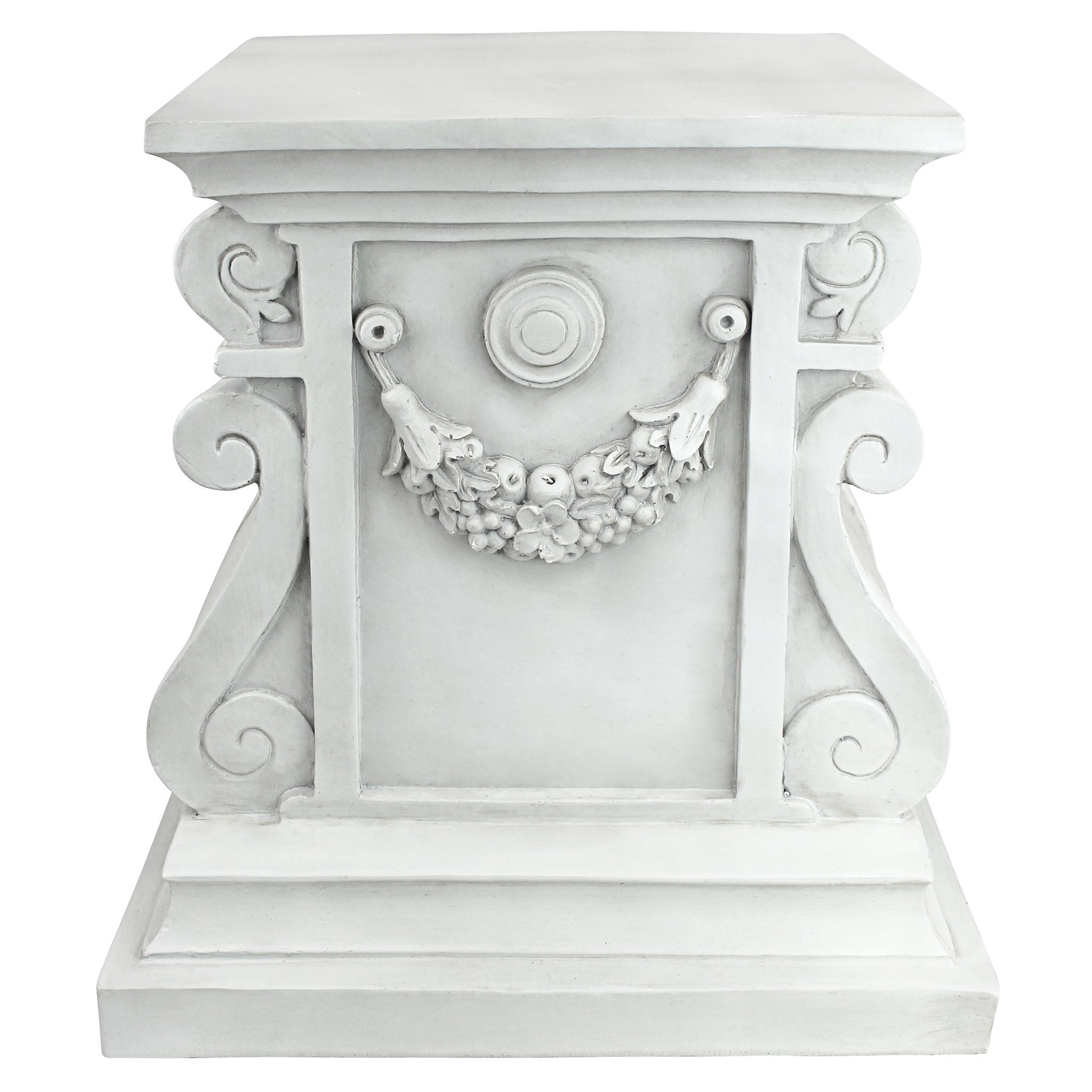 Winston Porter Statuary Garden Base Riser, Large, Classic Plinth ...