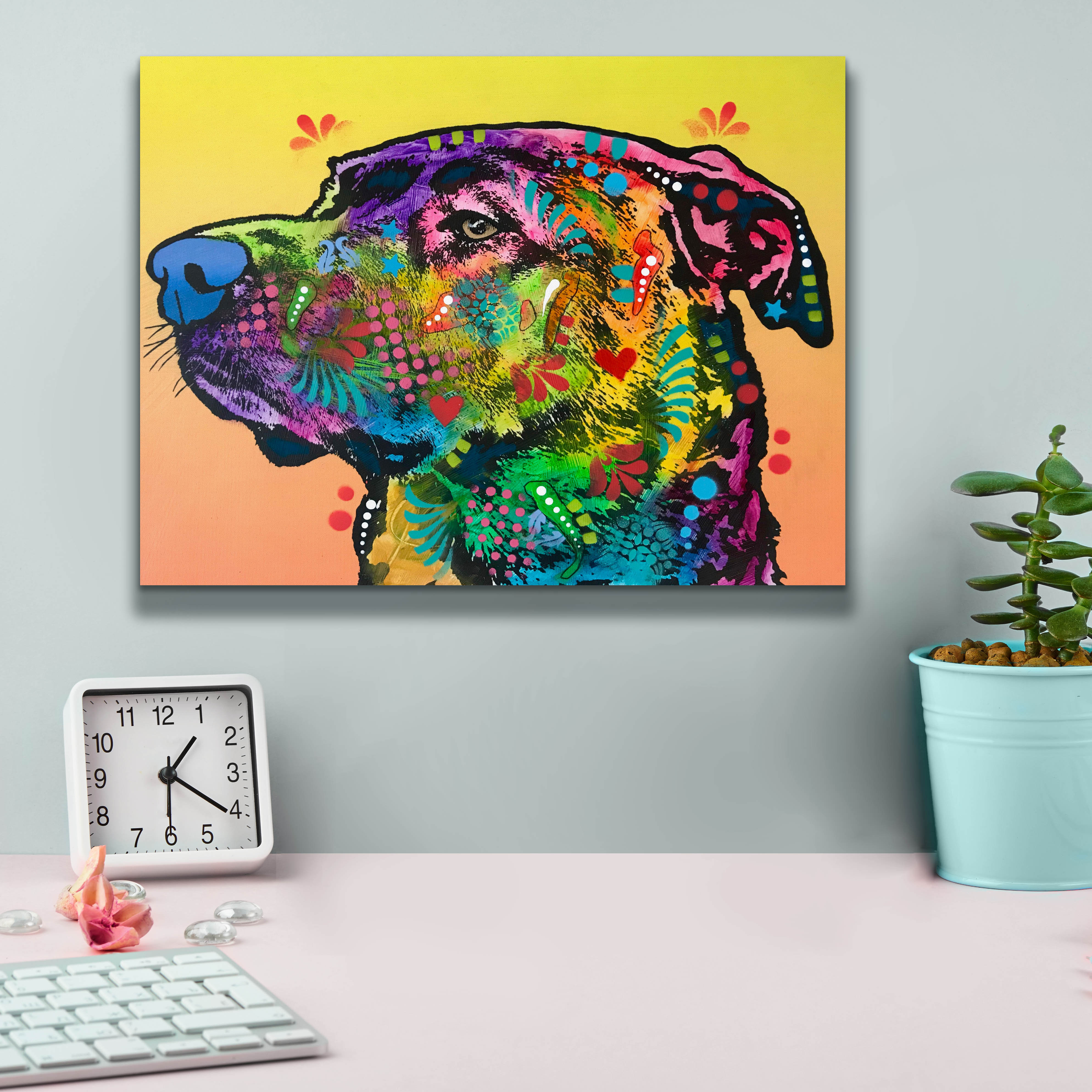 Red Barrel Studio 'Good Boy Blue Nose' by Dean Russo Studios, Canvas ...