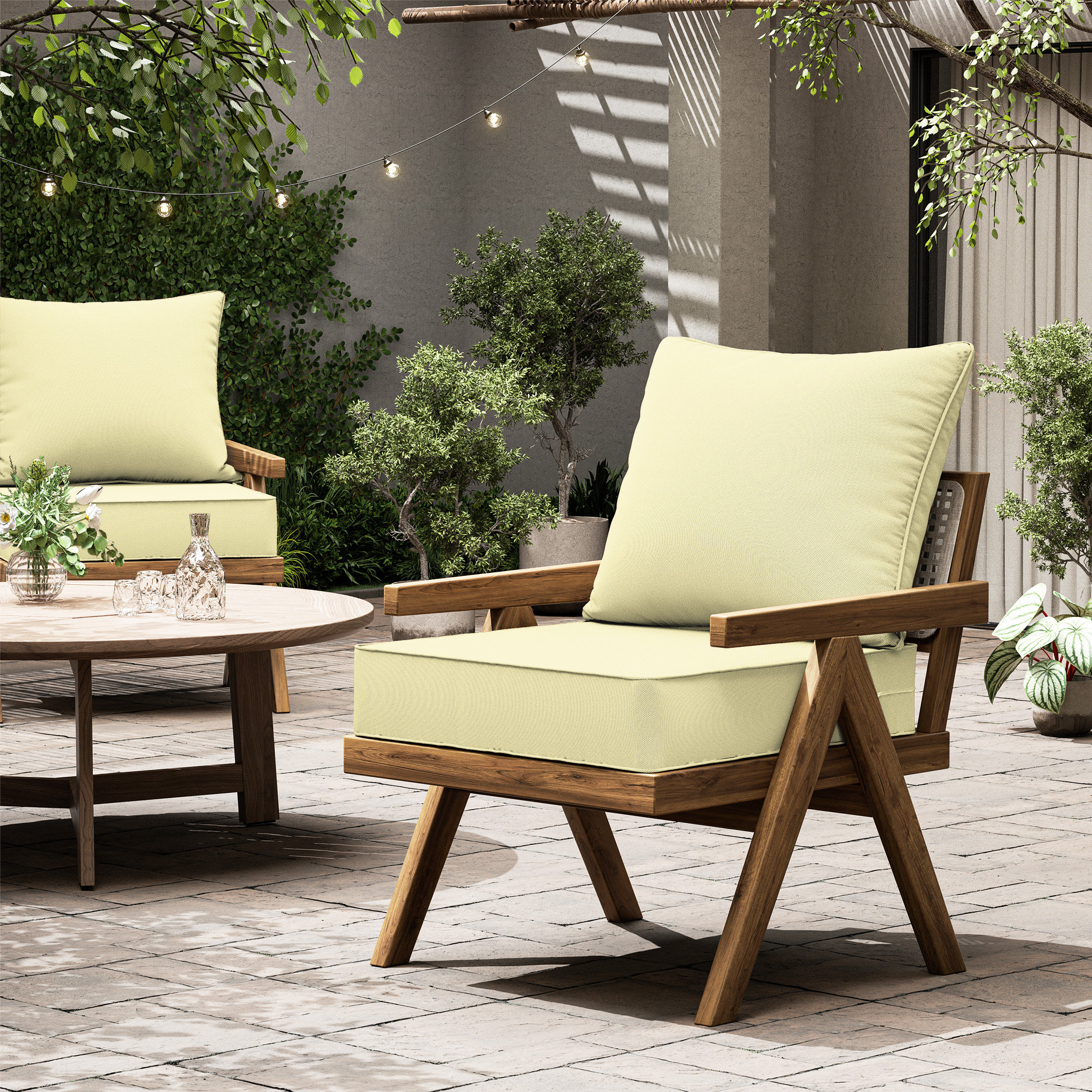 Latitude Run® Outdoor Deep Seating Cushion Set Indoor And Outdoor Seat ...