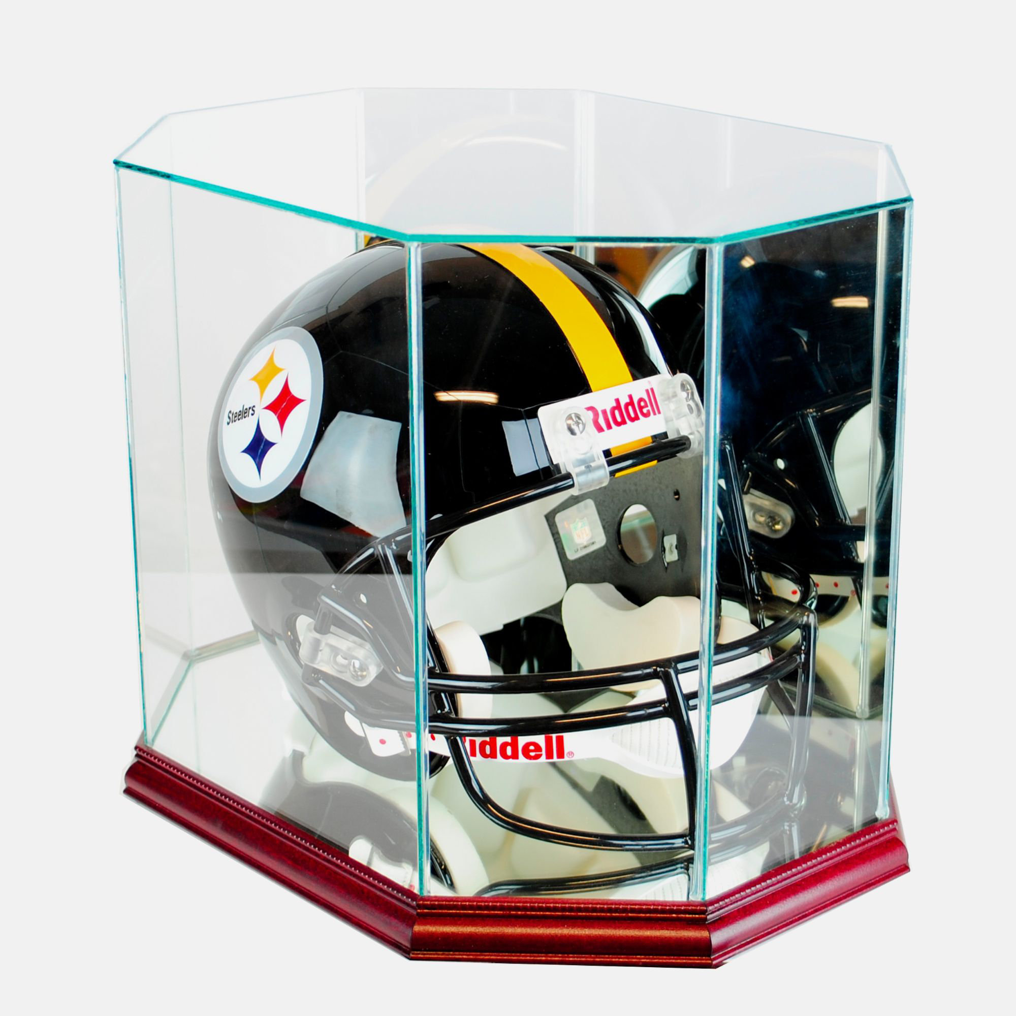 Perfect Cases Octagon Full Size Football Helmet Display Case - Wayfair ...