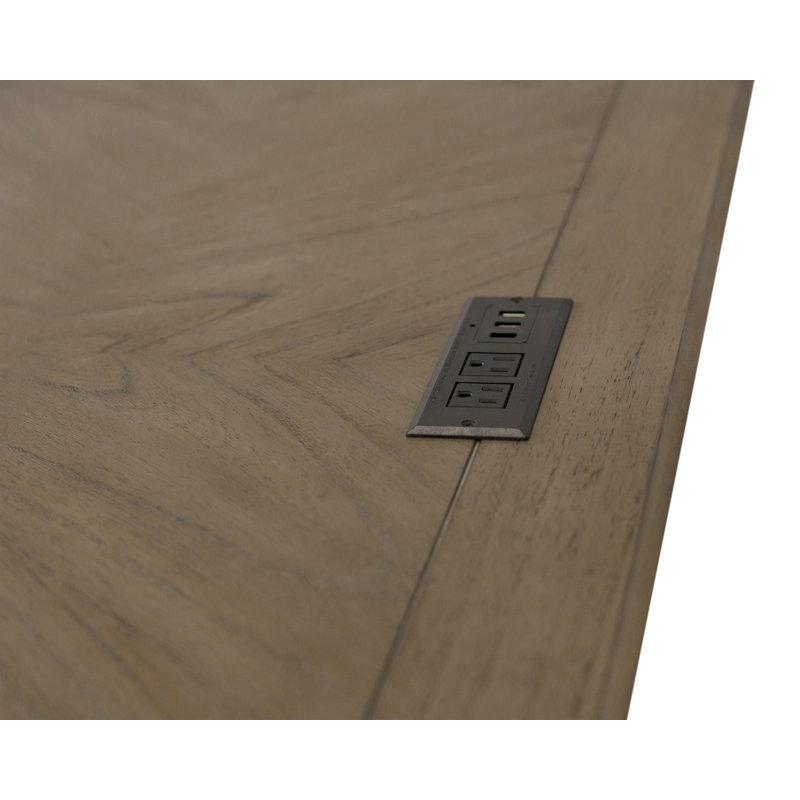 The Twillery Co.® Ralston Height Adjustable Corner Standing Desk with ...