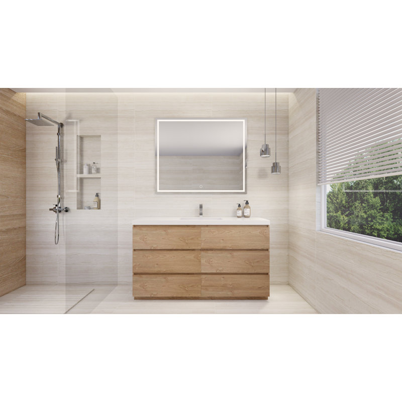 Gracie Oaks Haracha 60" Single Bathroom Vanity Set | Wayfair
