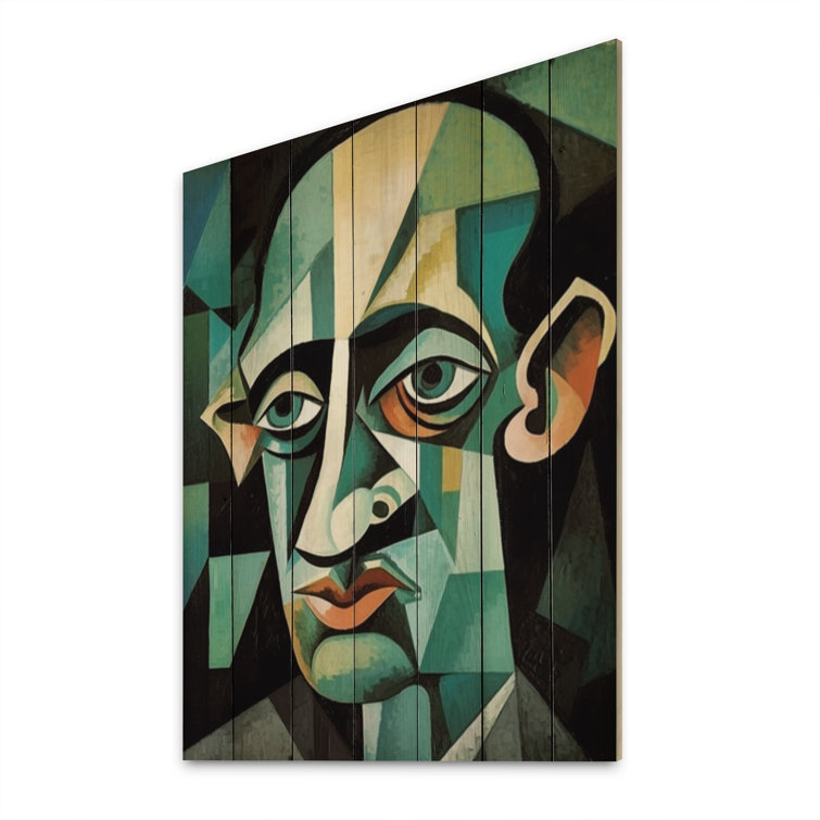 Lark Manor Male Abstract Masterpiece On Wood Print | Wayfair