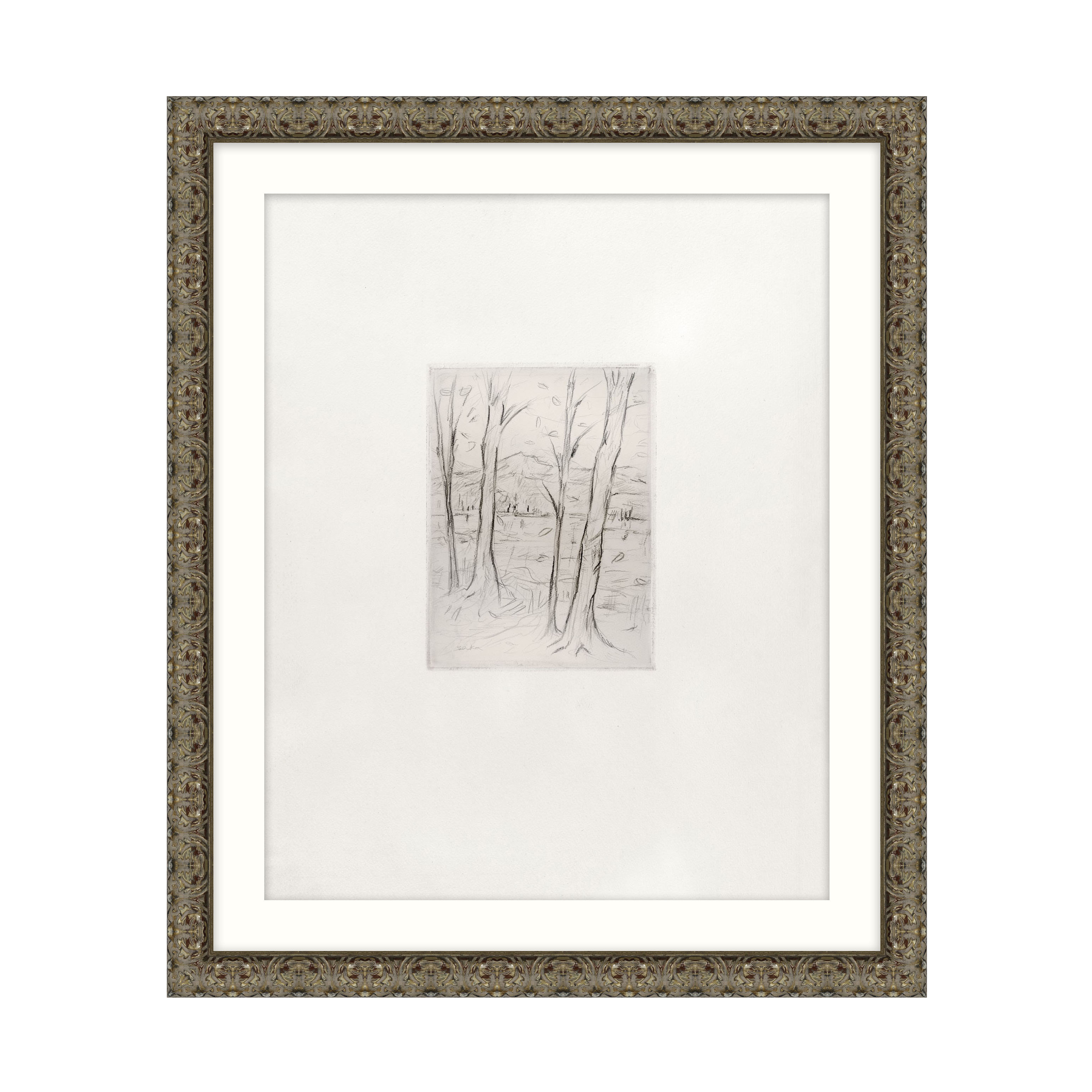 Theodore Alexander Grove Sketch 1 Framed On Paper by Studio L57 ...