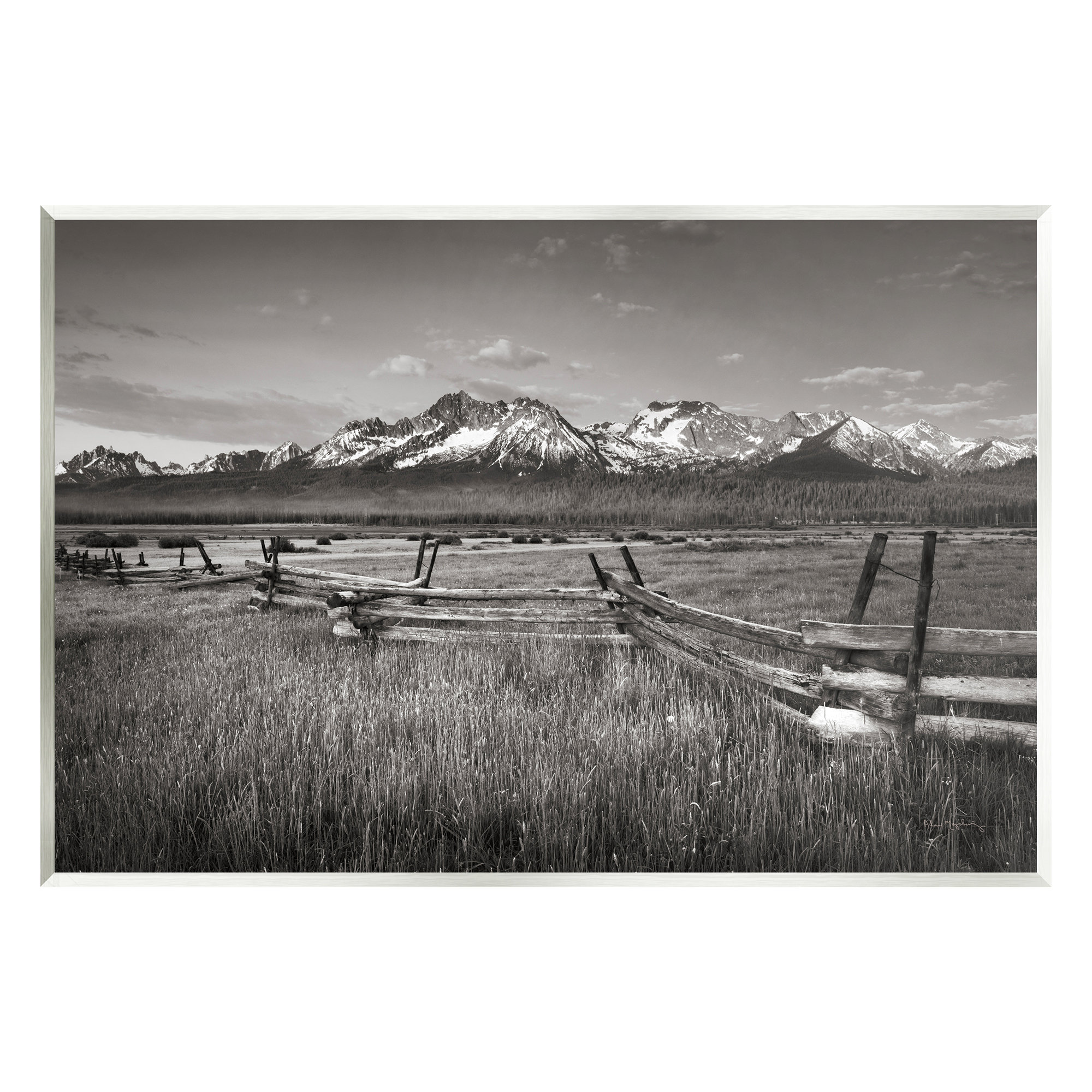 Stupell Industries Stanley Basin Fence by Alan Majchrowicz - Unframed ...