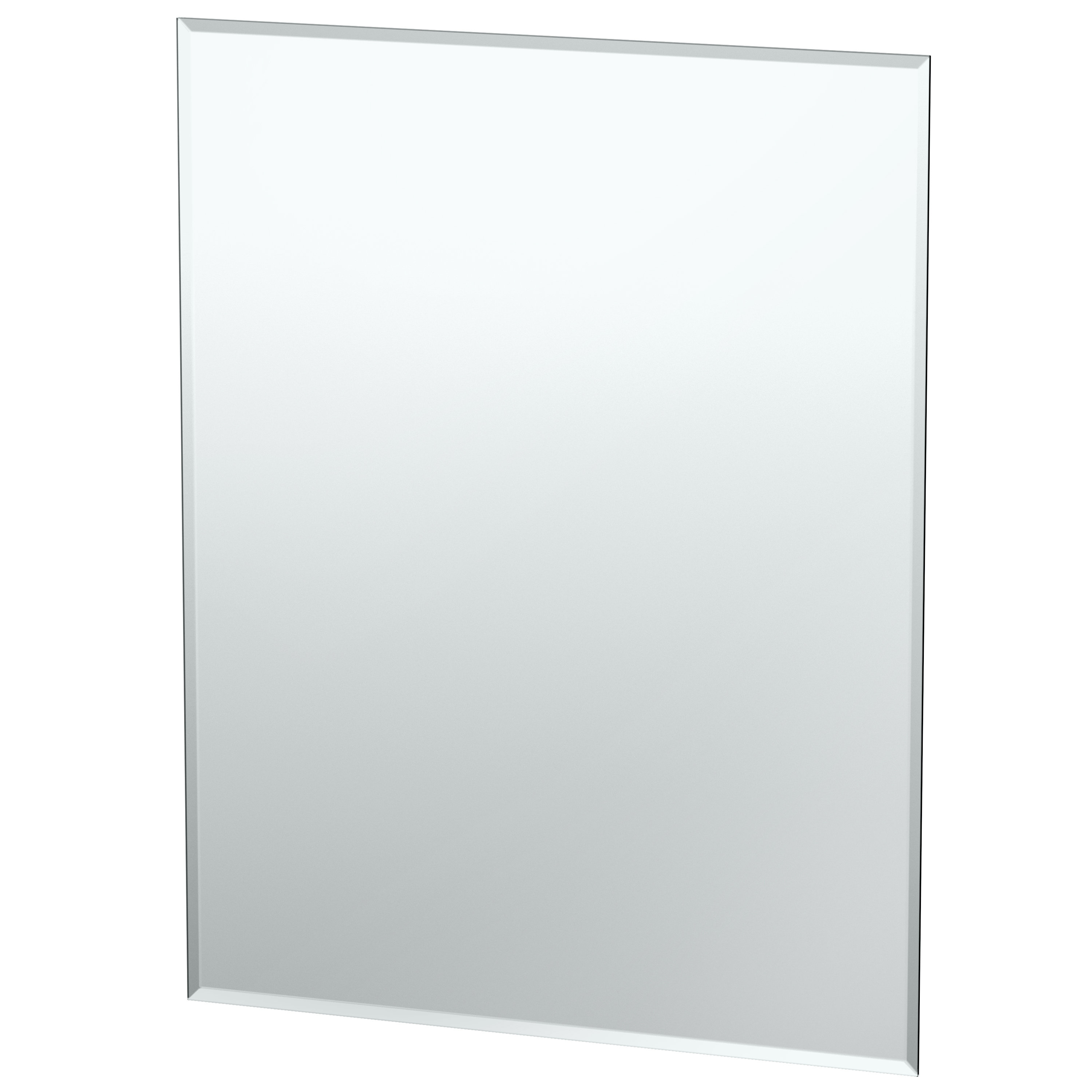 Gatco Flush Mount Frameless Beveled Wall Rectangle Mirror | Mount ...