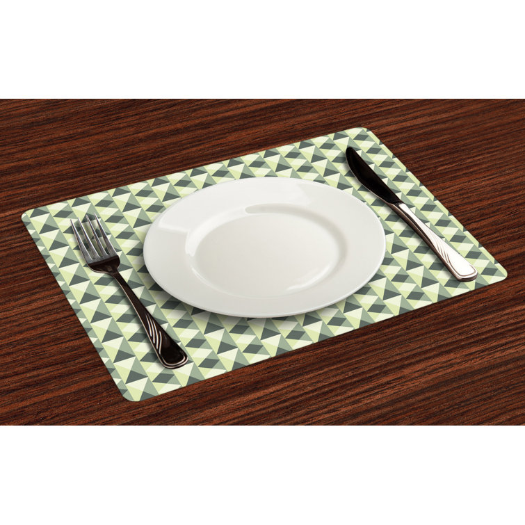 Bless international Polyester Geometric Rectangle Placemat | Wayfair