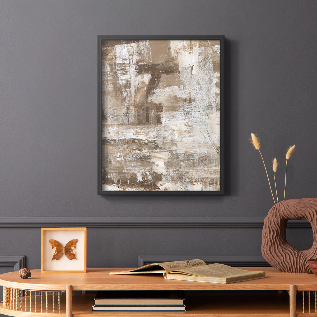 Ivy Bronx Bronzed II Framed Print - Solid Wood | Wayfair