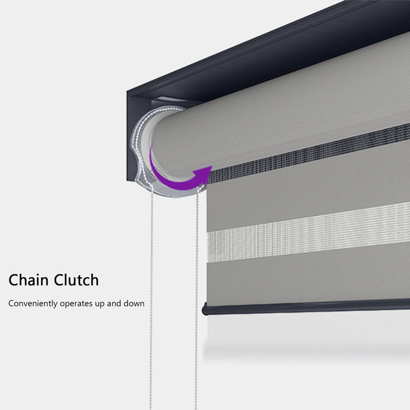 Purple Leaf Louvered Pergola Accessories Pull Down Roller Shade Privacy ...