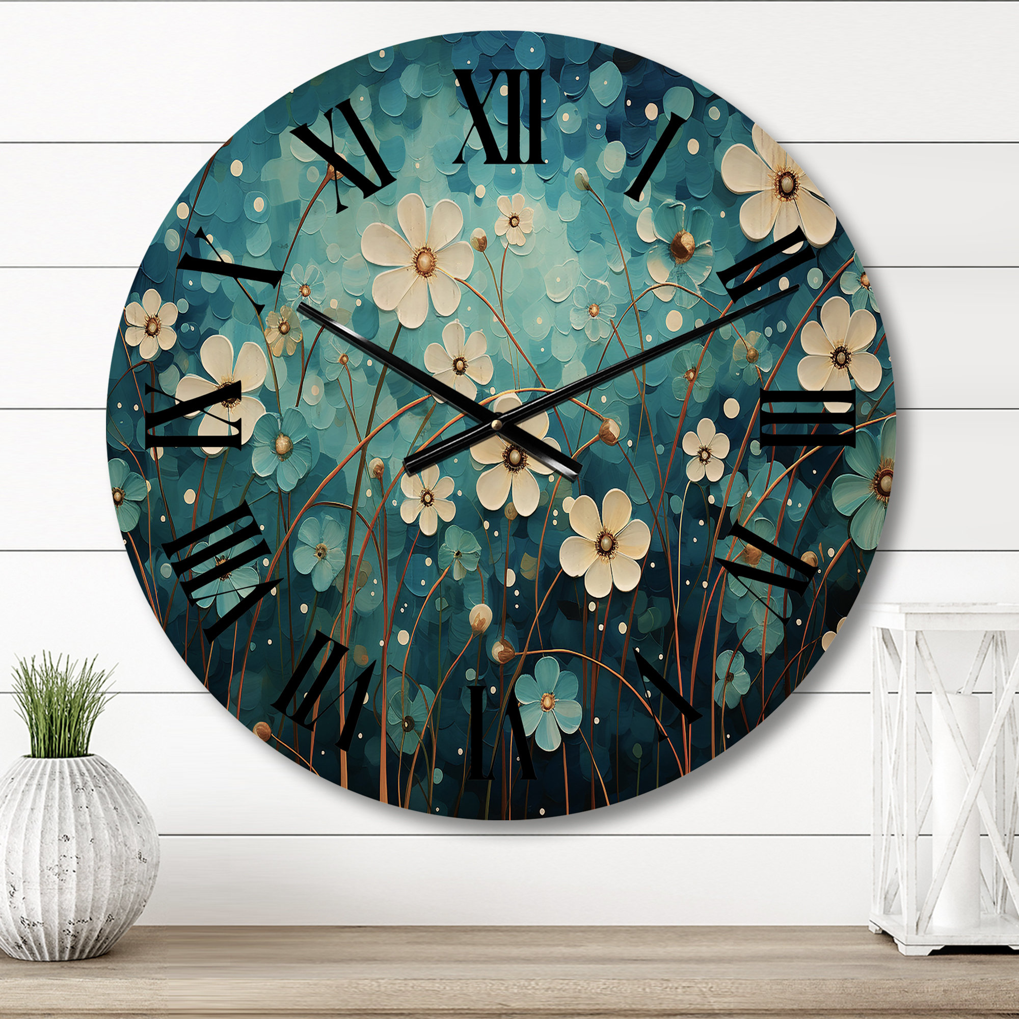 East Urban Home Turquoise Tranquility VIII - Abstract Landscape ...