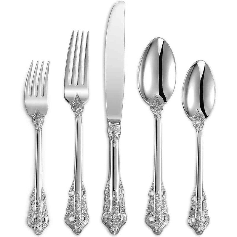 Darby Home Co 20 Pieces Stainless Steel Fine Flatware set Service for 4 ...