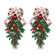 The Holiday Aisle® 24 in. Faux Pine Berry Holiday Teardrop Swag | Wayfair