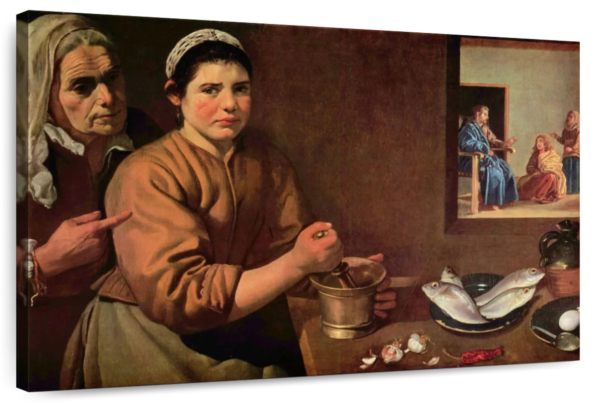 Lark Manor™ Christ In The House Of Mary Martha | Wayfair