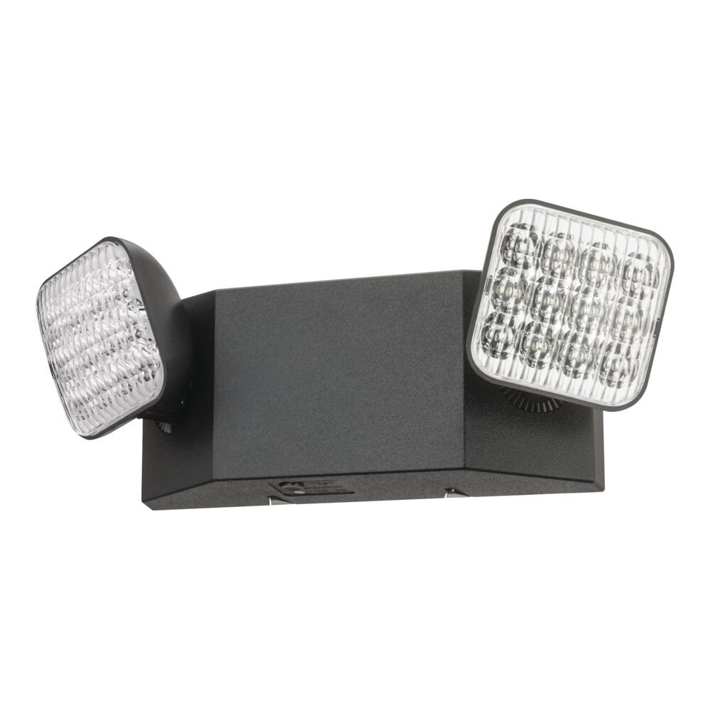 Lithonia Lighting EU2C Emergency Light, Two LED Lamps, Black - Wayfair ...