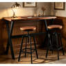 Williston Forge 3-Piece Table & Chairs Set, Bar Dining Cafe Pub Party ...