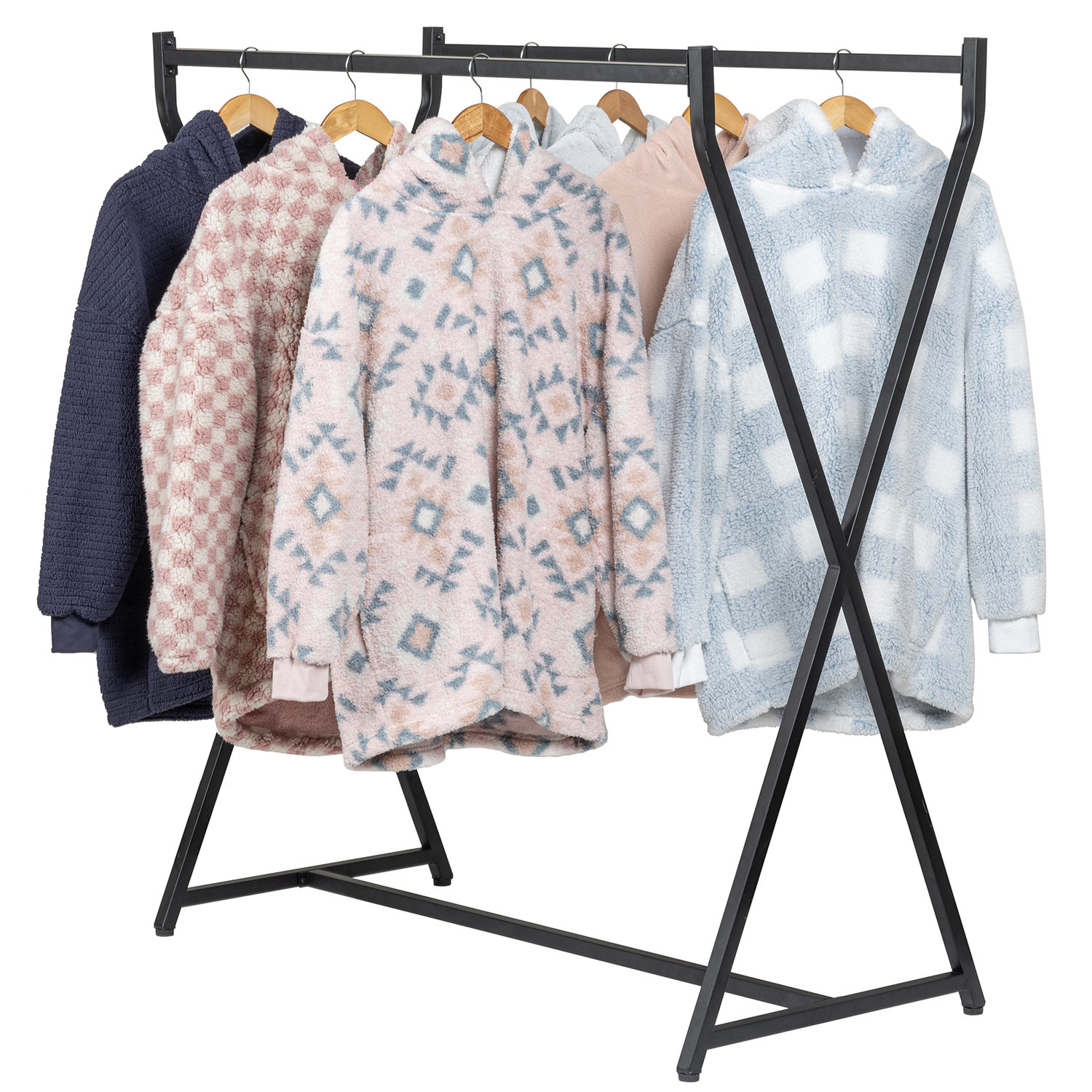 Rebrilliant Nipun Garment Metal Clothing Storage Rack | Wayfair