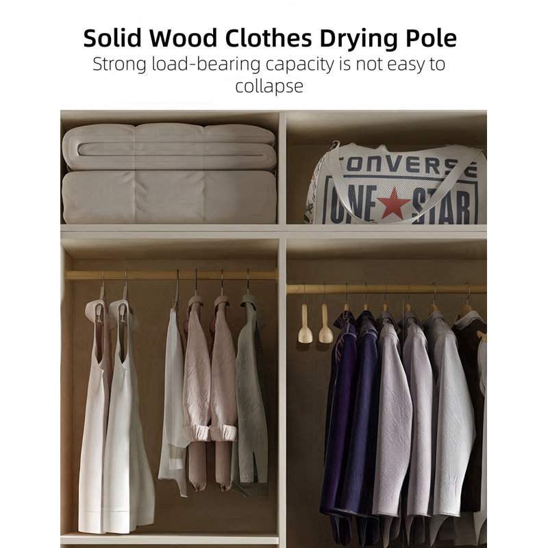 marlao Modern Simple Solid Color Fashion Wardrobe | Wayfair