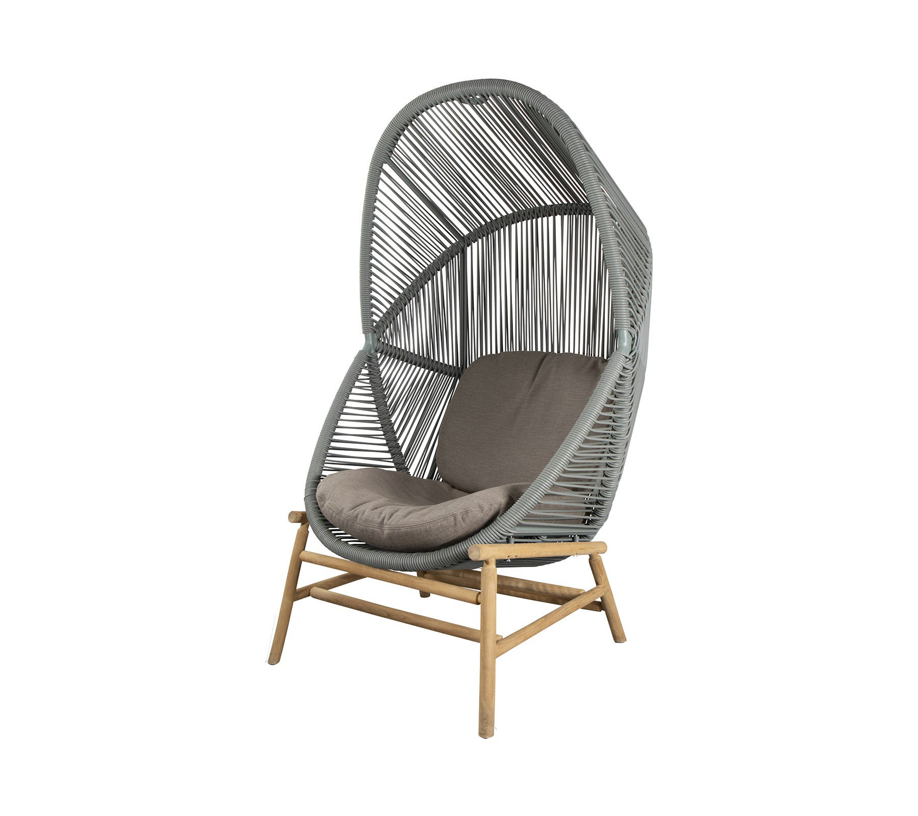 Cane-line Hive Hanging Chair Hammock Teak Base with Cane-line AirTouch ...
