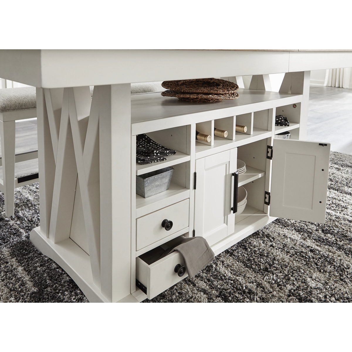 Laurel Foundry Modern Farmhouse® Aliana Americana Dining Counter Height ...