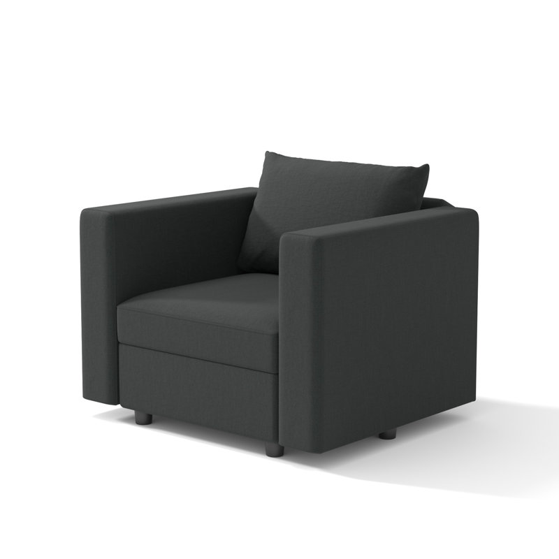 Ainfox BOX MODULE STO SOFA 38'' Upholstered Modular Accent Chair with ...