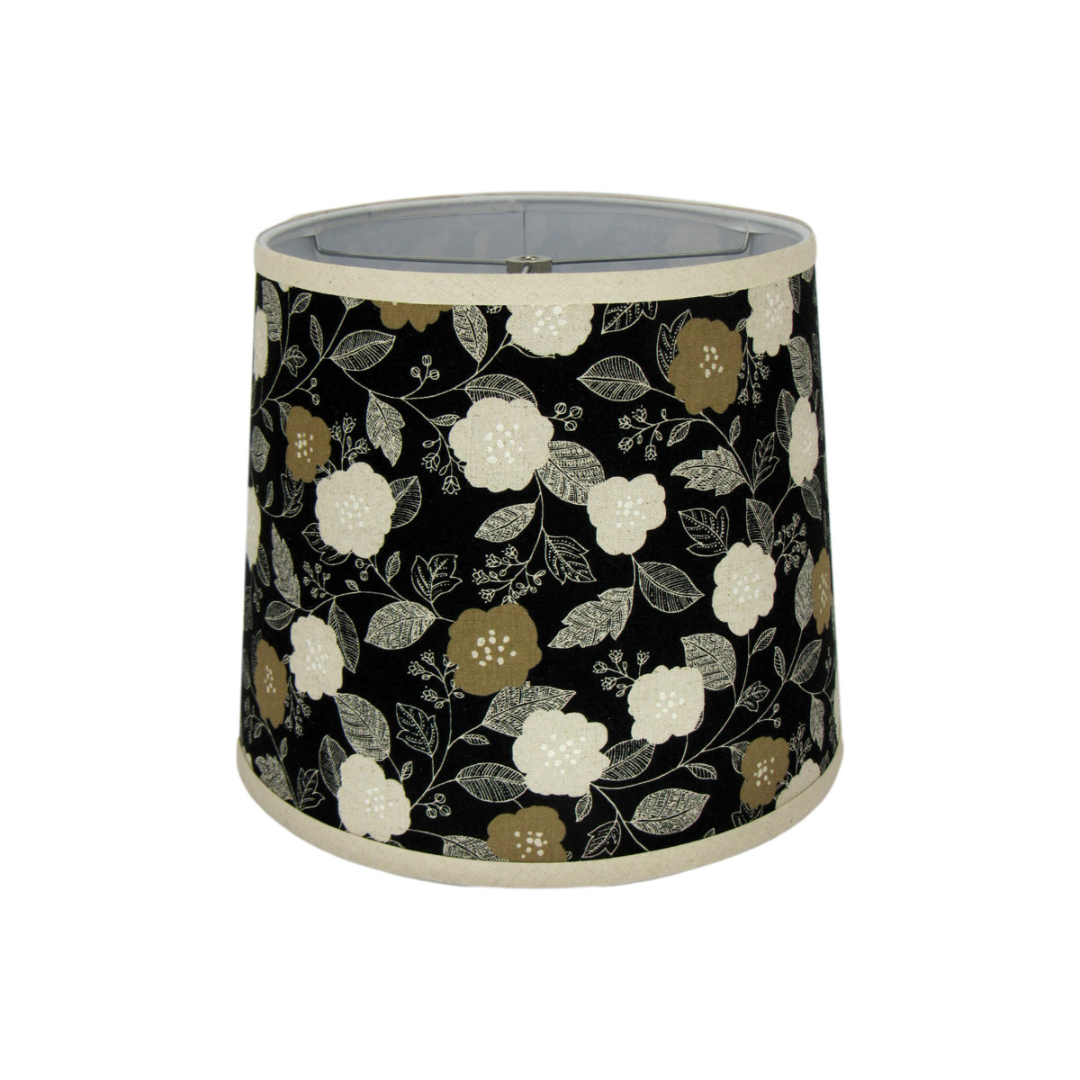 Red Barrel Studio® Floral Print Cotton Drum Lamp Shade ( Screw on ) on ...