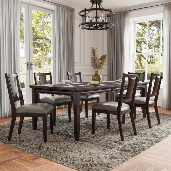 Red Barrel Studio® Brookline 7-Piece Dining Table Set | Wayfair