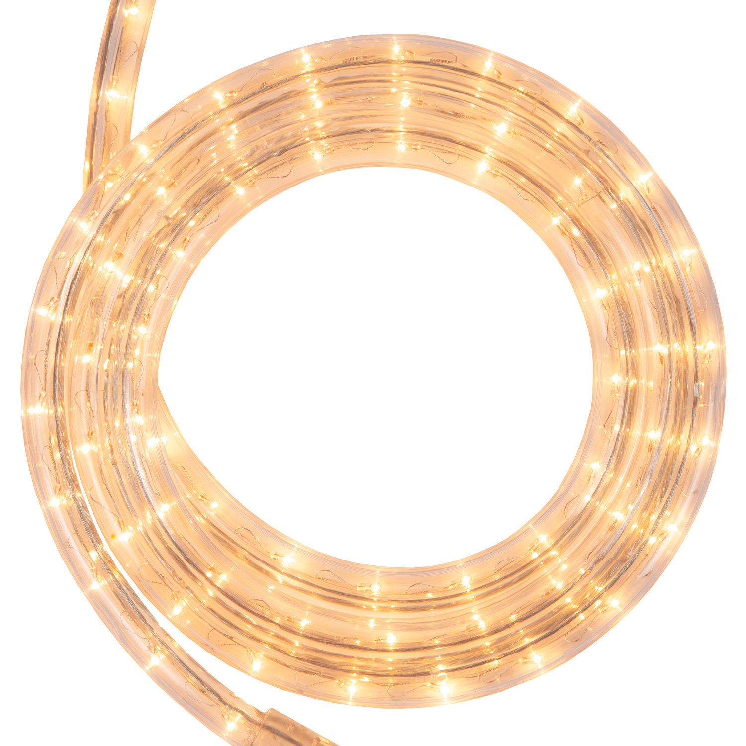 Wintergreen Lighting 18FT 216 Light End-to-End Connectable Rope Lights ...
