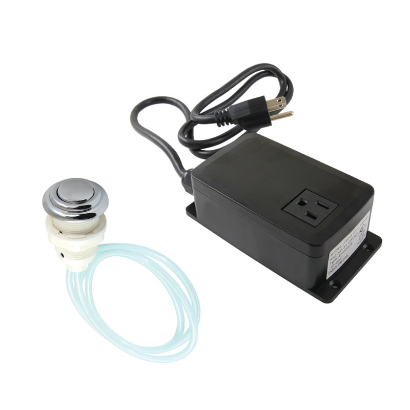 Kingston Brass Gourmetier Single Outlet Garbage Disposal Air Switch Kit ...