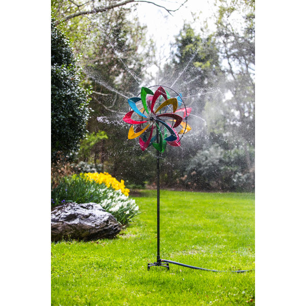Latitude Run® Kattan Multicolor Hydro Wind Spinner | Wayfair
