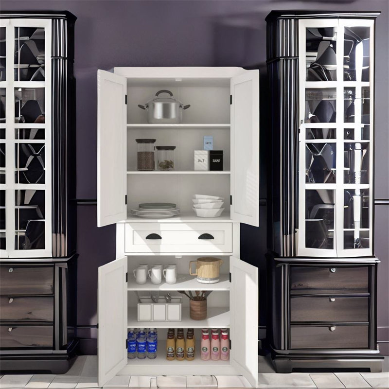 Gracie Oaks Roald 71.61'' Kitchen Pantry | Wayfair