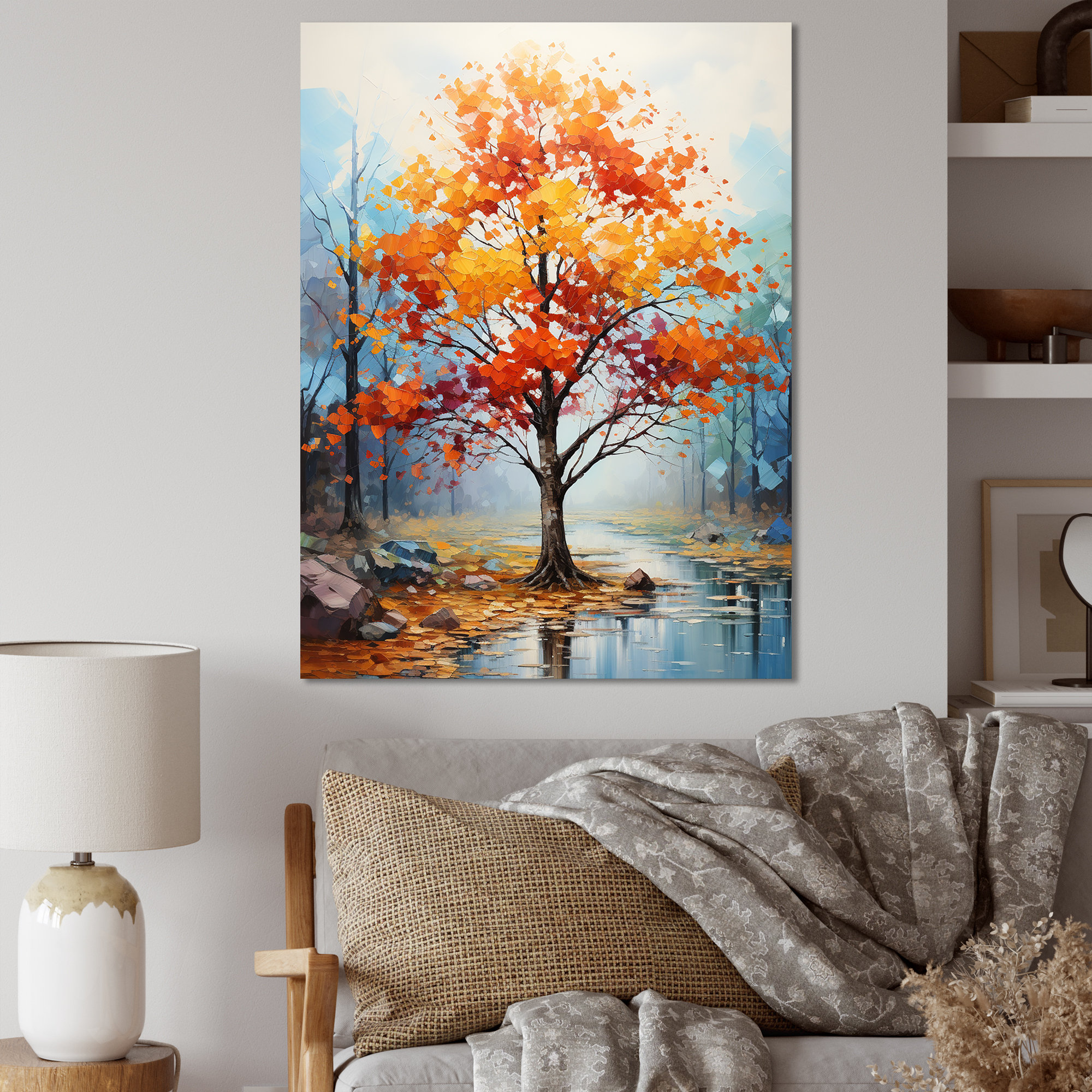 Winston Porter Alive Colours Maple Trees I - Tree Maple Canvas Wall Art ...