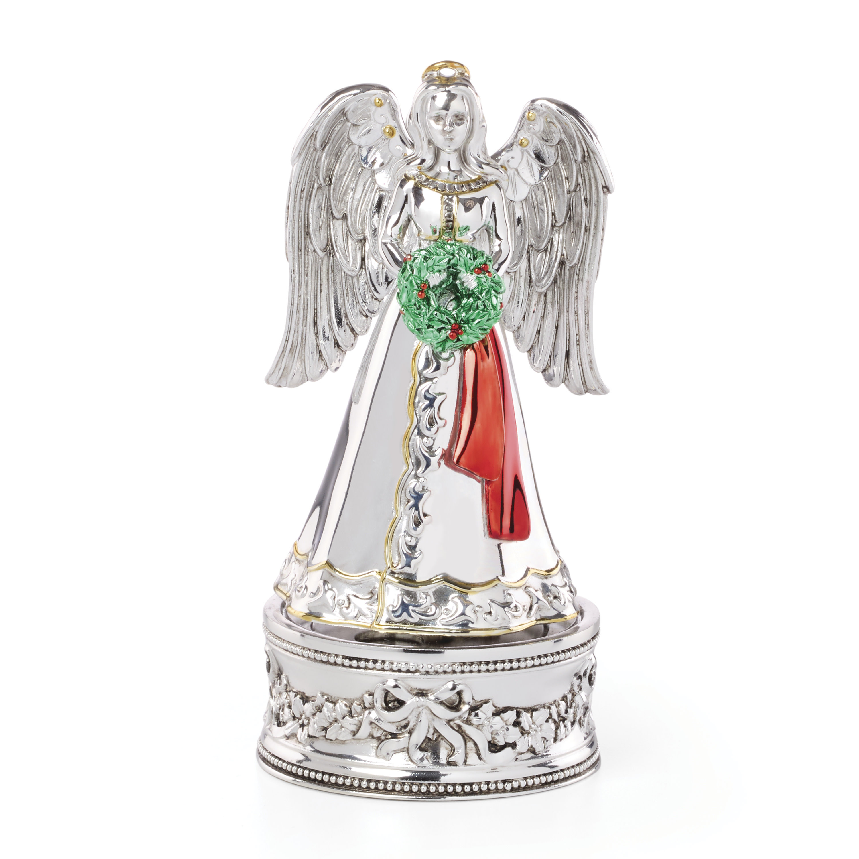 Reed & Barton Vintage Musical Angel Silverplate Figurine | Perigold