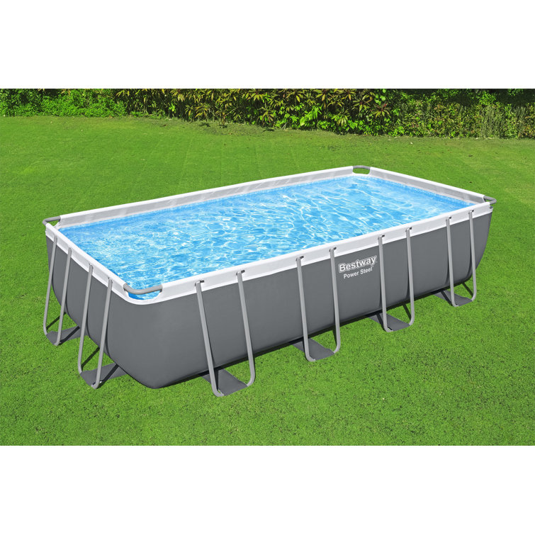 Bestway 4 ft x 18 ft x 9 ft Steel Frame Set Pool | Wayfair.co.uk