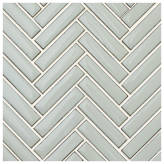 KDC Tile and Marble 2" x 0.4" Ceramic Grid Mosaic Wall & Floor Tile ...