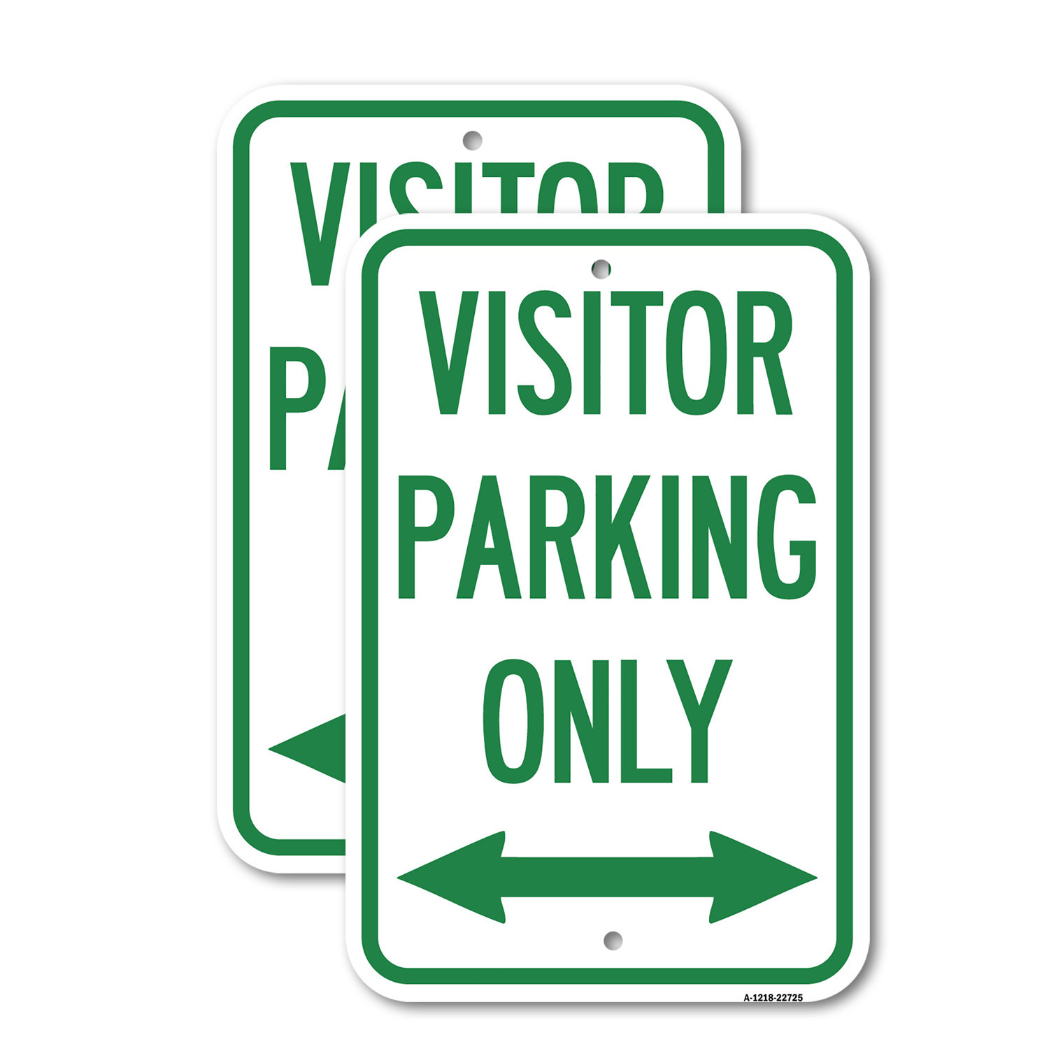 SignMission Visitor Parking Only Aluminum Sign | Wayfair