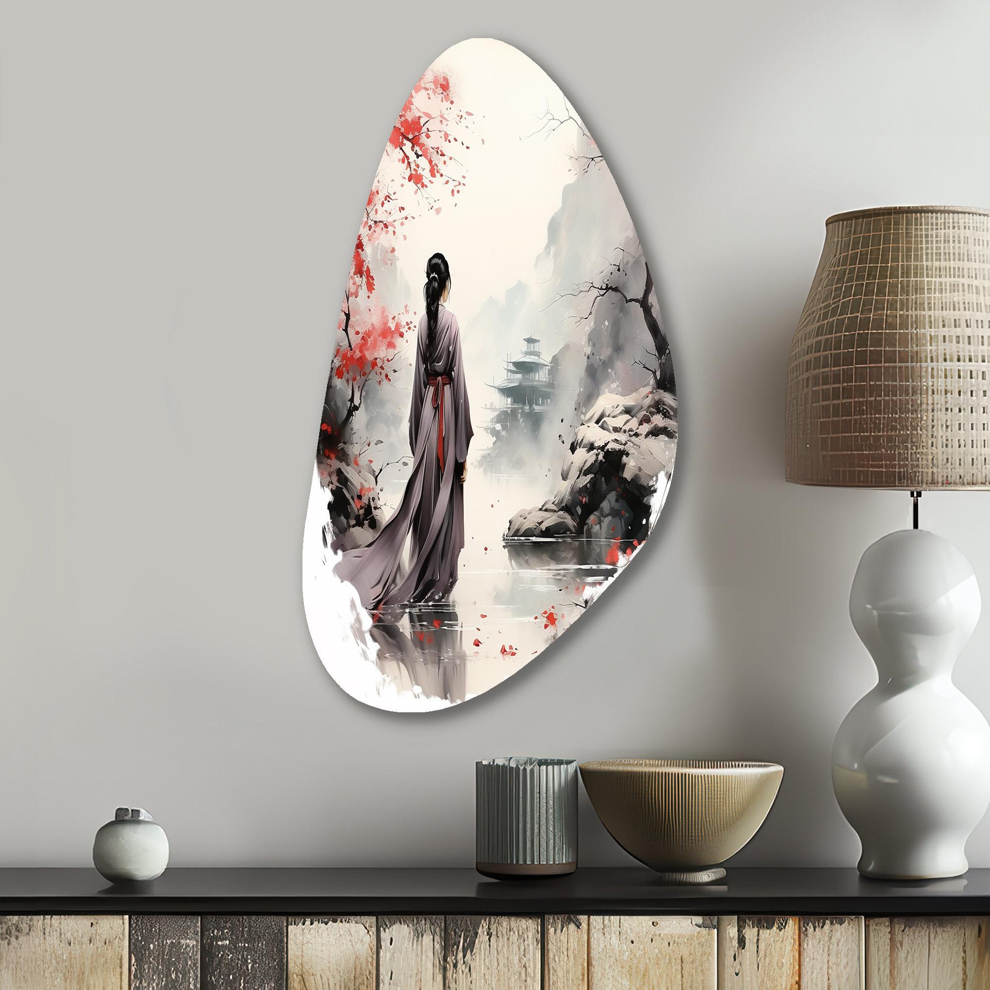 Lark Manor™ Japan Land Of The Samurai VI - Japan Fall Shape Irregular ...