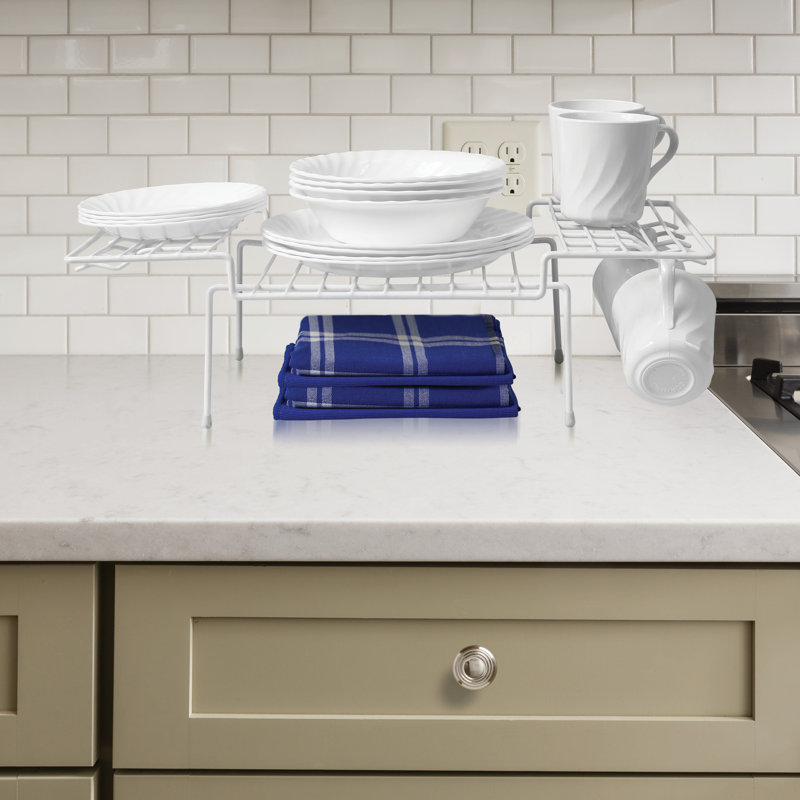 Rebrilliant Wire Kitchen Counter Cabinet Helper Shelf & Reviews | Wayfair