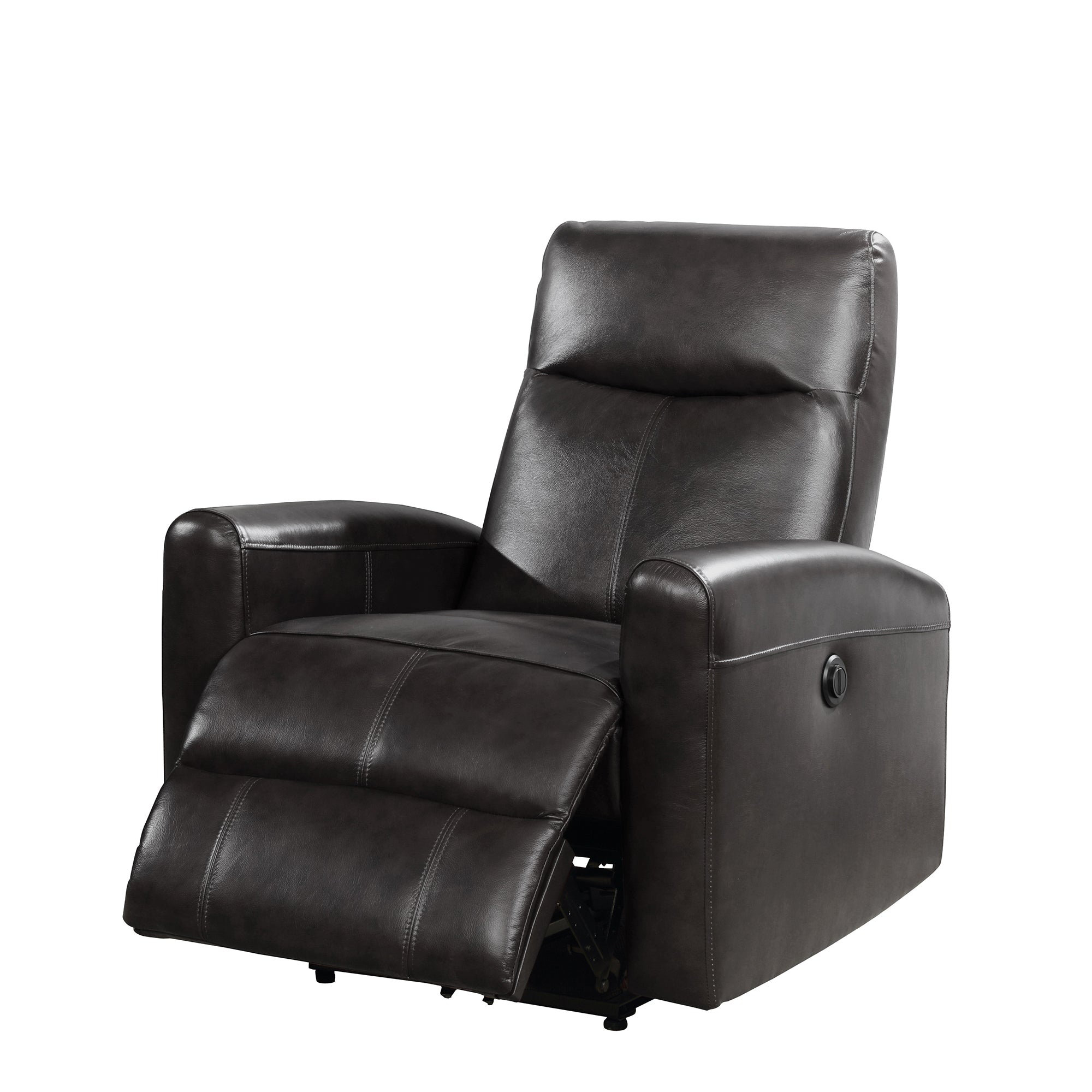 Latitude Run® Leather Upholstered Electric Powered Recliner Chair for ...