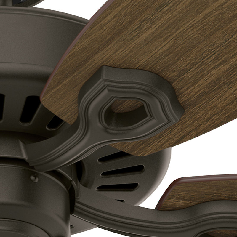 Hunter Fan 52" Builder Elite 5 - Blade Standard Ceiling Fan with Pull ...