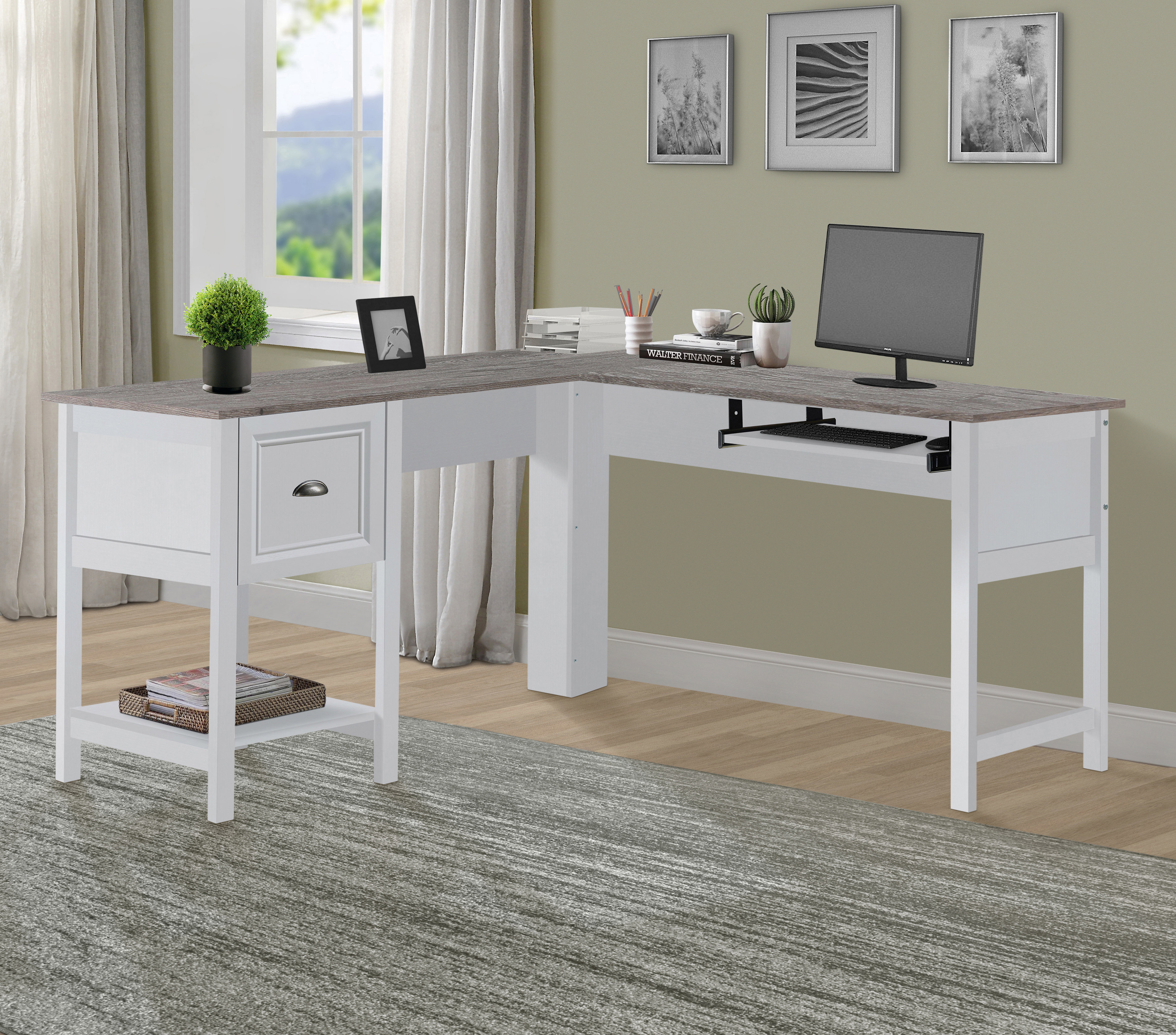 Lark Manor L-Shape Desk & Reviews - Wayfair Canada