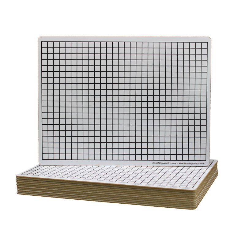 Flipside Products Reversible Lap Board Whiteboard, 9" x 12" | Wayfair