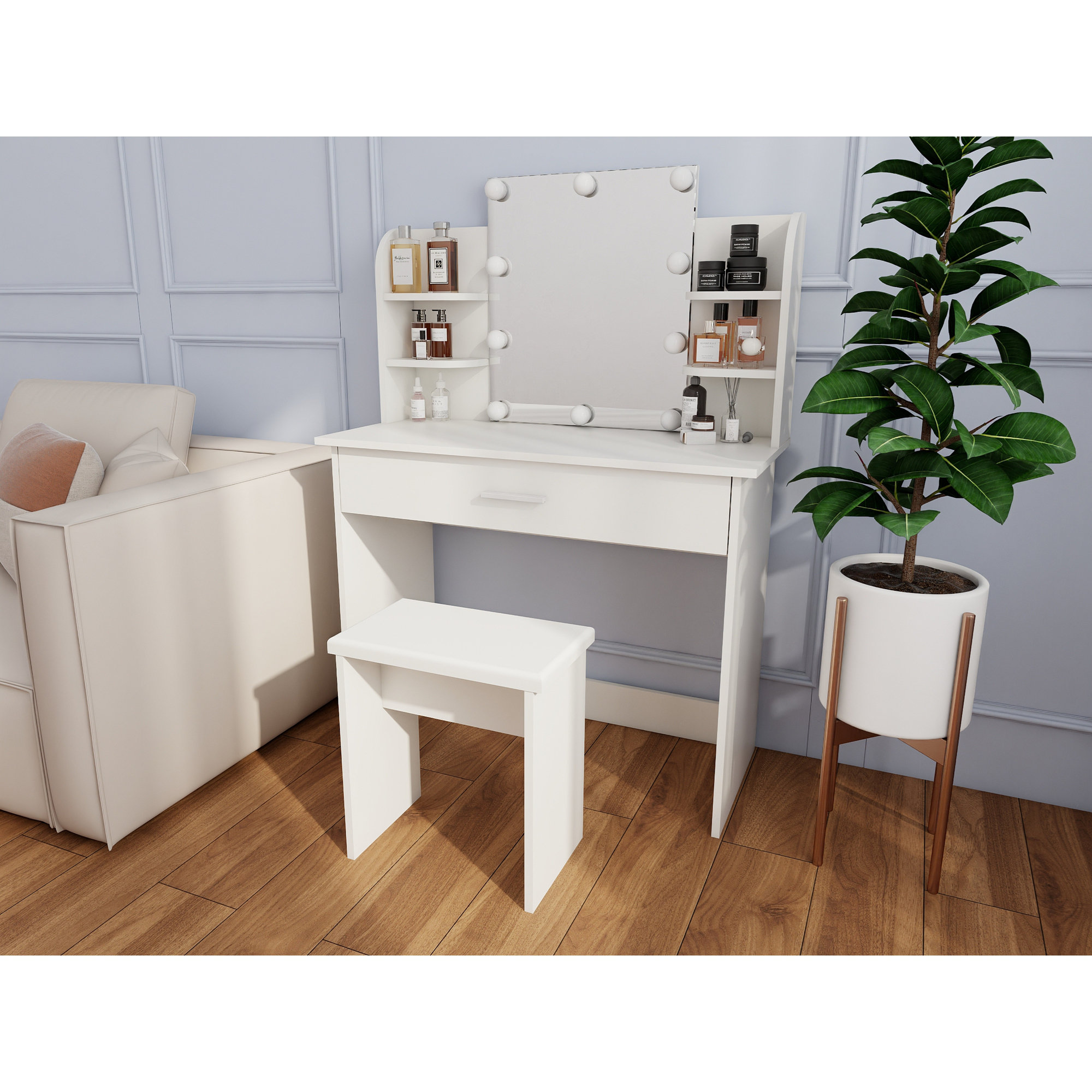 Latitude Run® One drawer dresser table | Wayfair