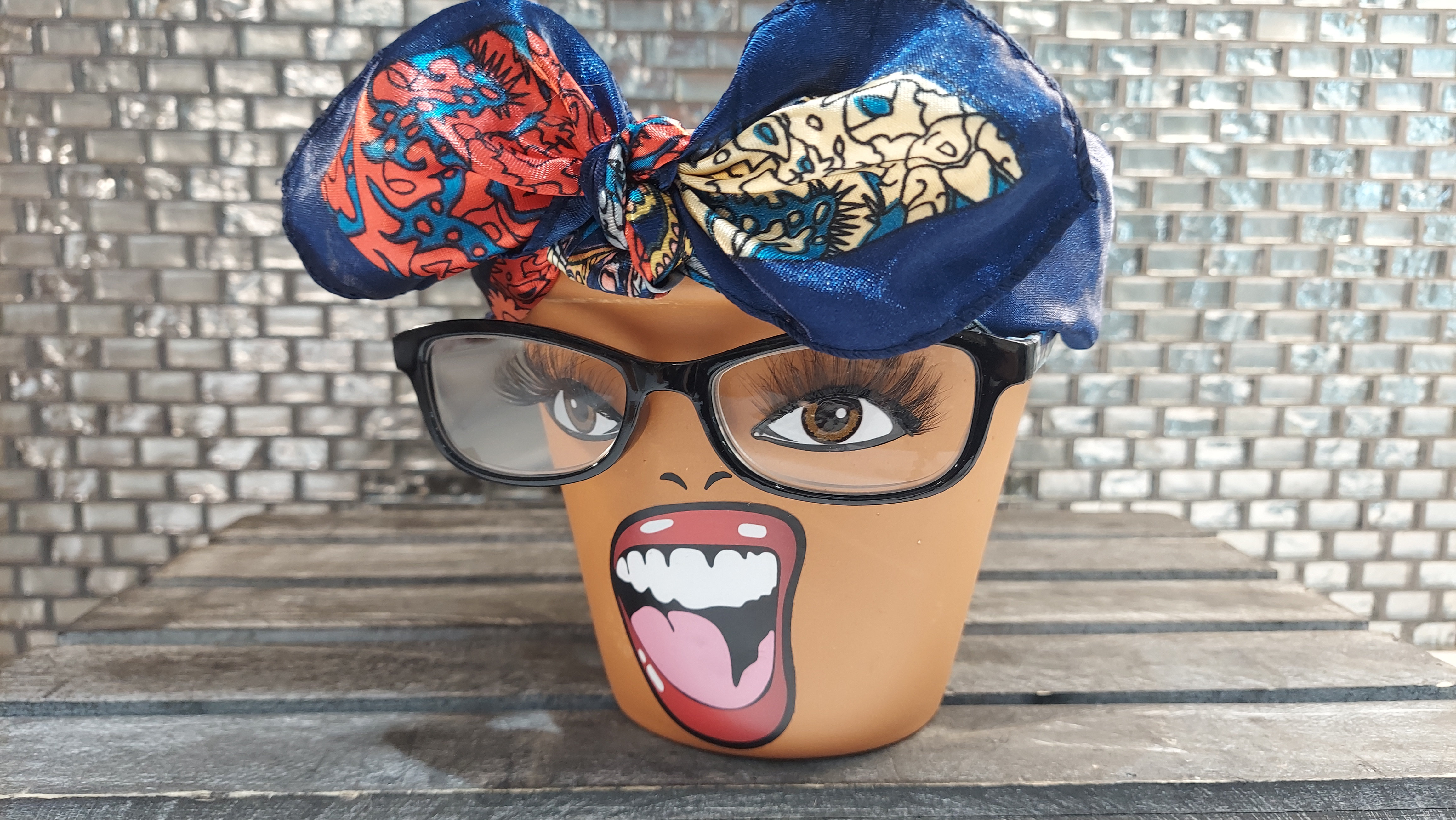 Sassy Soul Sister, pot à fleurs avec tête de drainage, pot à fleurs ...